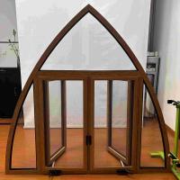 China Thermal Break Aluminum Casement Windows with Curved Frame - Custom Sizes, EPDM Sealing, 30-Day Delivery for sale