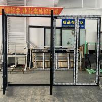 China Custom Aluminum Folding Doors with Multi-Point Locking System and Double/Triple Pane Glass - Available in 4 Colors for sale