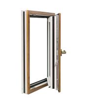 China Custom Aluminum Tilt and Turn Windows - Energy Efficient Double Glass Design with 2 sqm Minimum Order for sale