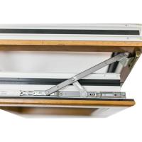China Custom Aluminum Tilt and Turn Windows - Energy Efficient Double Glass Design with 2 sqm Minimum Order for sale