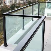 China SQ-BL100 Glass Railing System with Laminated Glass and Stainless Steel Handrail - 30 Day Delivery for sale