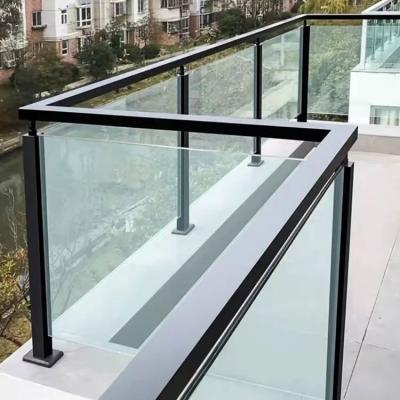 China SQ-BL100 Glass Railing System with Laminated Glass and Stainless Steel Handrail - 30 Day Delivery for sale