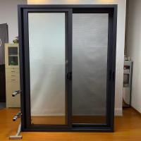 China Aluminum Sliding Glass Doors with Security Lock - Double Tempered Glass & Sound Insulation for Commercial & Residential Use for sale