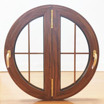 China SQ-DQ60 Aluminum Circular Casement Windows with Double Tempered Glass - 5 Year Warranty, Custom Sizes for sale