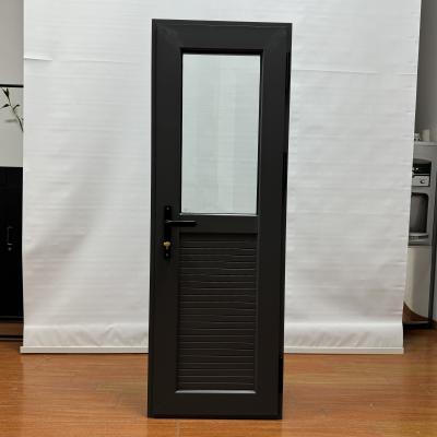 China Aluminum Hinged Doors with 2.0mm Profile & 5mm+12A+5mm Double Tempered Glass - CE Certified for sale