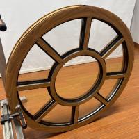 China Custom Aluminum Circle Windows with Double Tempered Glass - Windproof Round Design, 5-Year Warranty for sale