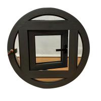 China Aluminum Round Casement Window with Double Tempered Glass - Windproof Waterproof Design, 5-Year Warranty, Custom Sizes for sale