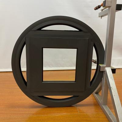 China Aluminum Round Casement Window with Double Tempered Glass - Windproof Waterproof Design, 5-Year Warranty, Custom Sizes for sale