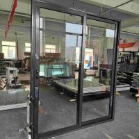 China Aluminium Sliding Glass Doors with Double Tempered Glaze - 2000 SQM Monthly Capacity, 25-30 Day Delivery for sale