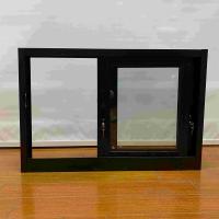 China Windproof Aluminum Sliding Windows with Powder Coated Frame, 5-Year Warranty & Insect Screen for sale