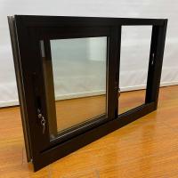 China Windproof Aluminum Sliding Windows with Powder Coated Frame, 5-Year Warranty & Insect Screen for sale