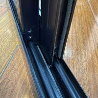 China Custom Aluminum Sliding Window with Double Tempered Glass - 5-Year Warranty, CE Certified Windproof Design for sale