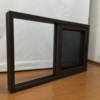 China Custom Aluminum Sliding Window with Double Tempered Glass - 5-Year Warranty, CE Certified Windproof Design for sale