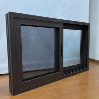 China Custom Aluminum Sliding Window with Double Tempered Glass - 5-Year Warranty, CE Certified Windproof Design for sale