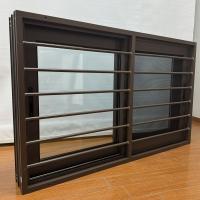 China Custom Aluminum Sliding Window with Double Tempered Glass - 5-Year Warranty, CE Certified Windproof Design for sale