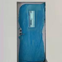 China Custom Pre-Hung Steel Swing Door with Automatic Closing - High Security, Weather Resistant, Soundproof Design for sale