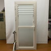 China 2.0mm Aluminum Hinged Doors with 5mm+12A+5mm Glass - Customizable Waterproof & Soundproof for sale