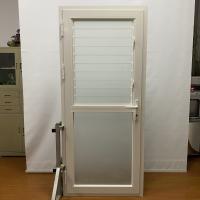 China 2.0mm Aluminum Hinged Doors with 5mm+12A+5mm Glass - Customizable Waterproof & Soundproof for sale