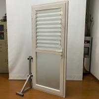 China 2.0mm Aluminum Hinged Doors with 5mm+12A+5mm Glass - Customizable Waterproof & Soundproof for sale