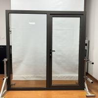China 5mm+12A+5mm Aluminum Hinged Doors with 2.0mm Profile - Customizable Thermal & Sound Insulation for sale