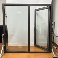 China 5mm+12A+5mm Aluminum Hinged Doors with 2.0mm Profile - Customizable Thermal & Sound Insulation for sale
