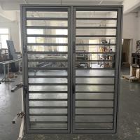 China Custom Aluminum Louver Window with 5mm Glass Blades - CE Certified Modern Design for Ventilation for sale
