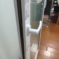 China Custom White PVC Sliding Glass Doors with Double Tempered Glass - Weather Resistant Design for sale
