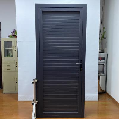China Customized 2.0mm Aluminum Hinged Door Heavy Duty Casement with Soundproof and Heat Insulation for sale