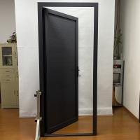 China Customized 2.0mm Aluminum Hinged Door Heavy Duty Casement with Soundproof and Heat Insulation for sale