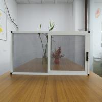 China Custom Aluminum Sliding Window with Diamond Mesh Flyscreen - 5-Year Warranty, Double Glazed Glass, Windproof Design for sale