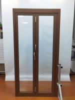 China Custom Aluminum Bifold Doors with Double Tempered Glass - Multi-Point Locking System & Adjustable Ventilation Panels for sale