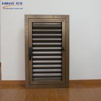 China Custom Powder Coated Aluminum Louver Window with 6mm Tempered Glass Blades - CE Certified Jalousie Style for sale