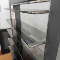 China Aluminum Louver Window with 6mm Tempered Glass Blades - Handle Operation & Powder Coated Frame for sale