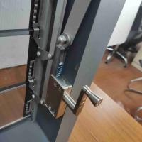 China Aluminum Louver Window with 6mm Tempered Glass Blades - Handle Operation & Powder Coated Frame for sale