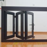 China Aluminum Bifold Windows with Silicone Sealant - Double Glass Soundproof Design, Custom Sizes 30-Day Delivery for sale