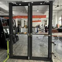 China CE Certified Aluminium Hinged Doors with 2.0mm Profile Thickness - Heavy Duty Piano Hinge Design for Commercial & Residential Use for sale