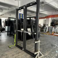 China CE Certified Aluminium Hinged Doors with 2.0mm Profile Thickness - Heavy Duty Piano Hinge Design for Commercial & Residential Use for sale