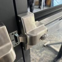 China CE Certified Aluminium Hinged Doors with 2.0mm Profile Thickness - Heavy Duty Piano Hinge Design for Commercial & Residential Use for sale