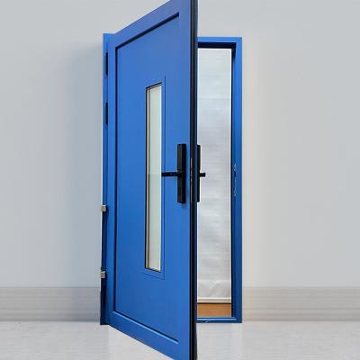 China Modern Aluminum Entrance Door with Electronic Combination Lock - 2.0mm Profile & 5+12A+5mm Glass - Model C-29 for sale