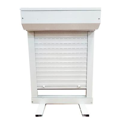 China SQ-JLD50 Horizontal Aluminum Rolling Shutter with Dooya Motor 110V/220V Security Door 55-100mm Rail Width for sale