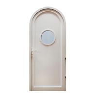 China Custom Powder Coated Aluminum Hinged Casement Door with 2.0mm Profile and Double Tempered Glass for sale