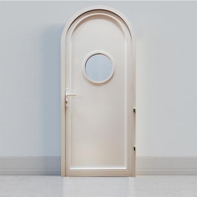 China Custom Powder Coated Aluminum Hinged Casement Door with 2.0mm Profile and Double Tempered Glass for sale