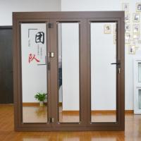 China SQ-75 Aluminum Folding Doors with Double Glass, Windproof Weatherstripping and Top/Bottom Ventilation - 30-45 Day Delivery for sale