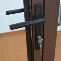China SQ-75 Aluminum Folding Doors with Double Glass, Windproof Weatherstripping and Top/Bottom Ventilation - 30-45 Day Delivery for sale