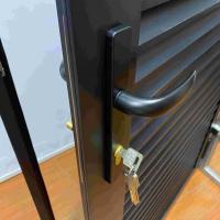 China Custom Aluminum Hinged Doors with 2.0mm Frame & 5mm+12A+5mm Glass - Waterproof Soundproof Design for sale