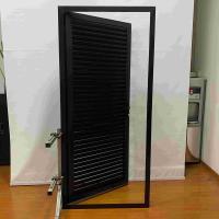 China Custom Aluminum Hinged Doors with 2.0mm Frame & 5mm+12A+5mm Glass - Waterproof Soundproof Design for sale