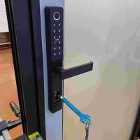 China 2.0mm Aluminum Hinged Doors with Smart Electronic Lock and Double Tempered Glass for Extreme Weather Conditions for sale