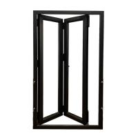China SQ-75 Aluminum Folding Doors with Double/Triple Pane Glass - Waterproof Windproof Design with 30-45 Day Delivery for sale