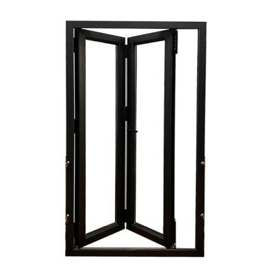 China SQ-75 Aluminum Folding Doors with Double/Triple Pane Glass - Waterproof Windproof Design with 30-45 Day Delivery for sale