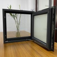 China 5mm-6mm Black Aluminum Fixed Windows with Multi-Point Locking & Tempered Glass - Custom Sizes Available for sale